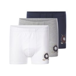Babista Herren Retro Pants "3er Pack Retropant ROMANTORRI", Gr. L, grau, Obermaterial: 95% Baumwolle CO. 5% Elasthan EL., Unterhosen