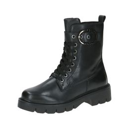 Caprice Damen Schn&uuml;rstiefelette "Caprice Stiefelette Nappaleder", Gr. 40, schwarz, Nappaleder, Schuhe
