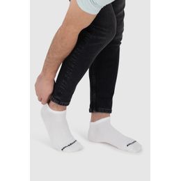 alife and kickin ALIFE & KICKIN Herren Sneakersocken "Herren 3 PACK - JanAK", Gr. 39, wei&szlig;, 75% Baumwolle, 22% Polyamid, 3% Elasthan, Socken, kurze Basic