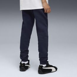 Puma Kinder Sporthose "Manchester City FtblEssentials Hose Jungen", blau, Gr. 116, unifarben, Obermaterial: 68% Baumwolle, 32% Polyester. Rippe: 3%