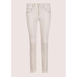 Madeleine Mode MADELEINE Damen Regular-fit-Jeans "Jeans Slim Jeans"cappuccino, Gr. 44, Obermaterial: 92% Baumwolle CO. 6% Elastomultiester ELE. 2% Elasthan EL.,