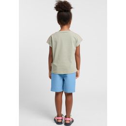 Jack Wolfskin M&auml;dchen Shorts "TURBULENCE SHORTS K", blau, Gr. 128, OBERSTOFF: 100% POLYESTER Futter: 100% POLYESTER, Hosen