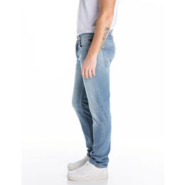 Replay Herren Straight-Jeans "GROVER", blau, Gr. 36, Denim/Jeans, Obermaterial: 88% Baumwolle, 10% Polyester, 2% sonstige Fasern, Jeans, in vielen