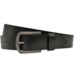 AnnaMatoni Herren Lederg&uuml;rtel "AnnaMatoni Lederg&uuml;rtel Crest Lederg&uuml;rtel Crest", schwarz, Gr. 100, 100% Leder, G&uuml;rtel