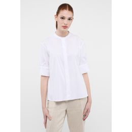 Eterna Damen Hemdbluse "LOOSE FIT"wei&szlig;, Gr. 34, 79% cotton, 3% Elasthan, 18% Polyamid, Blusen