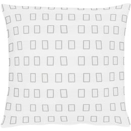 Dekokissen Apelt, B:40cm L:40cm, grau, Obermaterial: 100% Polyester, Dekokissen_Sitzkissen_Kissenh&uuml;llen, "Mare"