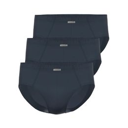 Ammann Herren Slip "3er Pack Sport Slip Day Modern / Close to you", Gr. 5, blau, Obermaterial: 93% Baumwolle CO. 7% Elasthan EL., Unterhosen