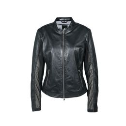 Freaky Nation Damen Lederjacke "Party Nights-FN", schwarz, Gr. M, Oberstoff: 100% Leder; Futter: 100% Polyester, Jacken