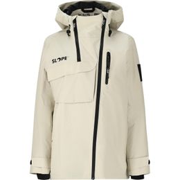 SLOPE Damen Skijacke "Zuko", beige, Gr. XS, mehrfarbig, 100% Polyester, Jacken, mit wasserdichter Membran und getapten N&auml;hten