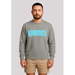 F4NT4STIC Herren Sweatshirt "Knut & Jan Hamburg Noorden Collegiate", grau, Gr. XXL, Obermaterial: 80% Baumwolle, 20% Polyester, Sweatshirts, Premium