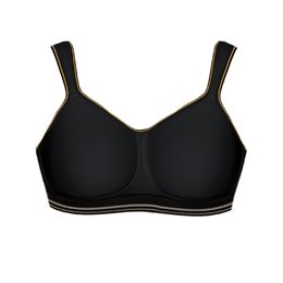 Viania Damen Sport-BH "Sport BH intense", Gr. 80, schwarz, Obermaterial: 89% Polyester PES. 6% Elasthan EL. 5% Polyamid PA., BHs