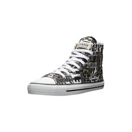 Ethletic Damen Sneaker "White Cap Hi Cut", Gr. 42, schwarz-wei&szlig;, Obermaterial: 100% Baumwolle. Futter: 100% Baumwolle. Decksohle: 100% Baumwolle.