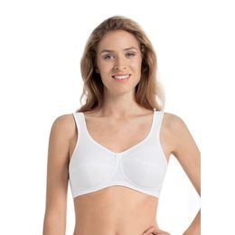 Damen Entlastungs-BH "Jana", ANITA SINCE 1886, Gr. 90, wei&szlig;, Piqu&eacute;, Obermaterial: 80% Baumwolle, 15% Polyamid, 5% Elasthan, BHs, Baumwollmix,
