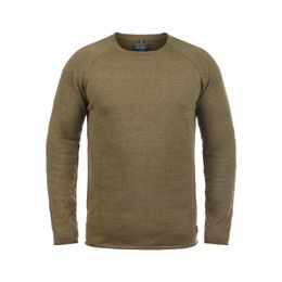 Blend Damen Strickfleece-Pullover "Strickpullover BHJohn", braun, Gr. M, Obermaterial: 100% Baumwolle CO., Pullover