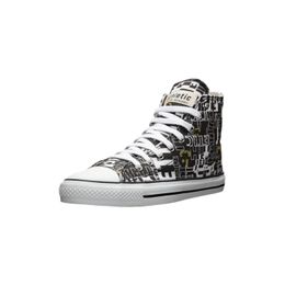 Ethletic Damen Sneaker "White Cap Hi Cut", Gr. 36, schwarz-wei&szlig;, Obermaterial: 100% Baumwolle. Futter: 100% Baumwolle. Decksohle: 100% Baumwolle.