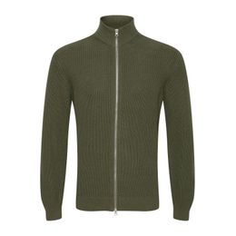 Casual Friday Herren Strickjacke "Strickjacke CFKurt", gr&uuml;n, Gr. L, Obermaterial: 100% Baumwolle CO., Strickjacken