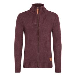 !Solid SOLID Herren Strickjacke "Strickjacke SDPoul", rot, Gr. L, Obermaterial: 50% Baumwolle CO. 50% Polyacryl PAN., Strickjacken