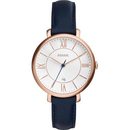 Fossil Analog Watch 'JACQUELINE' female Blue size One Size