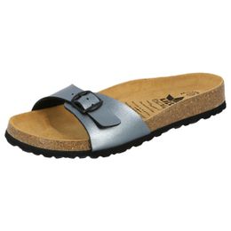 Lico Damen Pantolette "Pantolette Bioline Once More", Gr. 40, grau, Synthetik, Schuhe