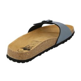 Lico Damen Pantolette "Pantolette Bioline Once More", Gr. 39, grau, Synthetik, Schuhe