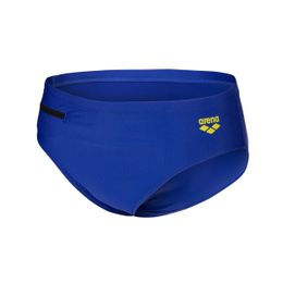 arena Badehose Slip Zip - Herren - Gr. M/5 - blau