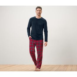 Tchibo - Pyjama - Herren - Gr. XXL - dunkelblau/kariert