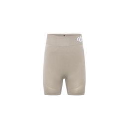 MOROTAI Sportshorts 'Naikan' Damen Gr&ouml;&szlig;e L/XL beige / wei&szlig;