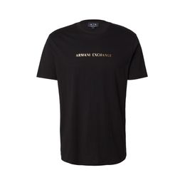 Armani Exchange T-Shirt Herren Gr&ouml;&szlig;e XL gold / schwarz