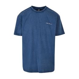 Urban Classics T-Shirt Herren Gr&ouml;&szlig;e M blau / wei&szlig;