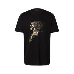 Armani Exchange T-Shirt Herren Gr&ouml;&szlig;e XL gold / schwarz