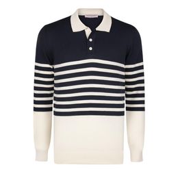 Felix Hardy Pullover Herren Gr&ouml;&szlig;e M navy / perlwei&szlig;