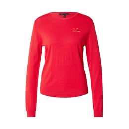 Armani Exchange Pullover Damen Gr&ouml;&szlig;e L gelb / rot