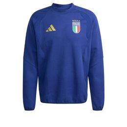 adidas Performance Sweatshirt 'Italy Tiro Travel Crew' male Blue size S