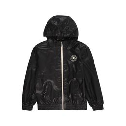Converse Jacke M&auml;dchen Gr&ouml;&szlig;e 122/128 schwarz / wei&szlig;