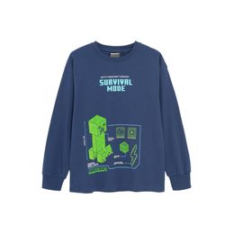 Cool Club Sweatshirt Jungen Gr&ouml;&szlig;e 152 navy / aqua / neongr&uuml;n