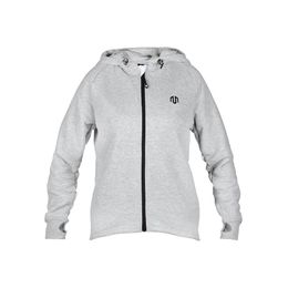 MOROTAI Athletic Zip-Up Hoodie 'Comfy Performance' female Grey size S