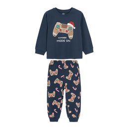 Cool Club Pyjama Jungen Gr&ouml;&szlig;e 140 navy / mischfarben