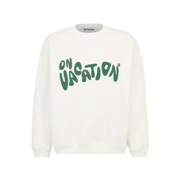 On Vacation Sweatshirt 'Sunrise' Damen Gr&ouml;&szlig;e XXL gr&uuml;n / offwhite