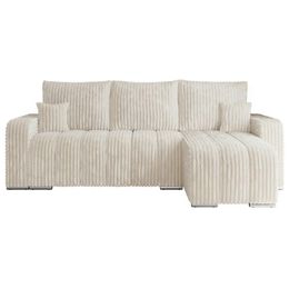 Möbel Kraft Ecksofa mit Schlaffunktion Kirasso beige Maße (cm): B: 245 H: 86 » Möbel Kraft