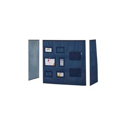 Hoppekids Vorhang Mittelhochbett 70x160 blau Maße (cm): B: 300 H: 108 » Möbel Kraft