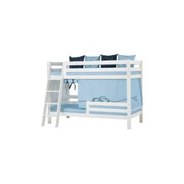 Hoppekids Vorhang f&uuml;r Spielbett 90x200 blau Ma&szlig;e (cm): B: 380 H: 72 &raquo; M&ouml;bel Kraft