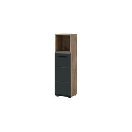 M&ouml;bel Kraft Hochschrank holzfarben Ma&szlig;e (cm): B: 30 H: 110 &raquo; M&ouml;bel Kraft