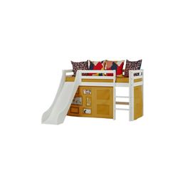Hoppekids Vorhang f&uuml;r Spielbett 70x160 gelb Ma&szlig;e (cm): B: 300 H: 72 &raquo; M&ouml;bel Kraft