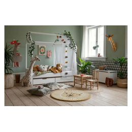 Hoppekids Hausbett-Vorhang 70x160 cm transparent/klar Maße (cm): B: 73 H: 175 » Möbel Kraft