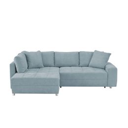 bobb Ecksofa blau Maße (cm): B: 268 H: 91 T: 215.0 » Möbel Kraft