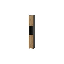 M&ouml;bel Kraft Hochschrank grau Ma&szlig;e (cm): B: 30 H: 192 &raquo; M&ouml;bel Kraft