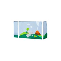 Hoppekids Vorhang Mittelhochbett 90x200 mehrfarbig Maße (cm): B: 380 H: 108 » Möbel Kraft