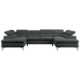 M&ouml;bel Kraft Wohnlandschaft Peter grau Ma&szlig;e (cm): B: 346 H: 76 &raquo; M&ouml;bel Kraft