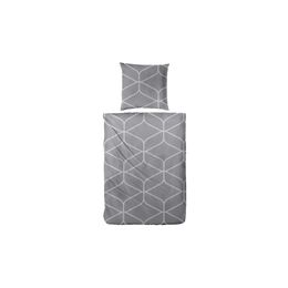 M&ouml;bel Kraft Bettw&auml;sche-Set grau Ma&szlig;e (cm): B: 135 H: 1 &raquo; M&ouml;bel Kraft