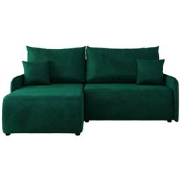 M&ouml;bel Kraft Ecksofa mit Schlaffunktion Arpa gr&uuml;n Ma&szlig;e (cm): B: 198 H: 93 &raquo; M&ouml;bel Kraft